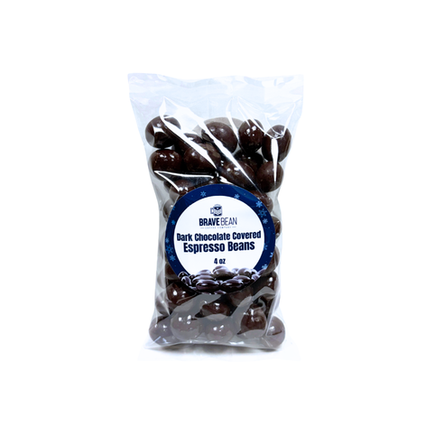 Dark Chocolate Covered Espresso Beans – Brave Bean Coffee